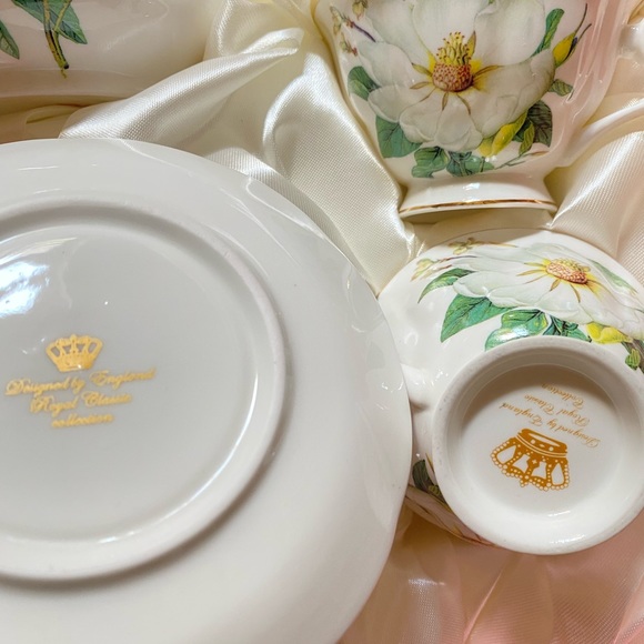 Dining | English Floral China Tea Set Designed By Englands Royal ...